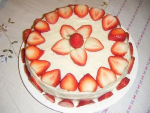 Strawberry cake | Veg Recipes By ISKCON Desire Tree - Part 3637
