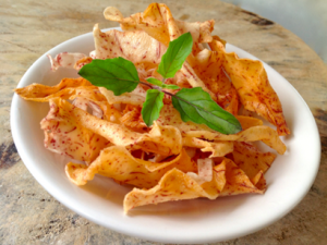 Fried Taro Root Chips | Veg Recipes By ISKCON Desire Tree